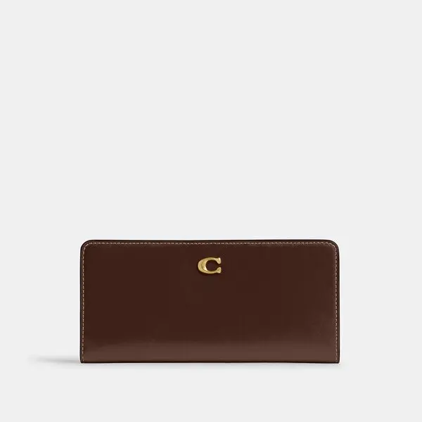 COACH Essential Slim Wallet - Brass/maple