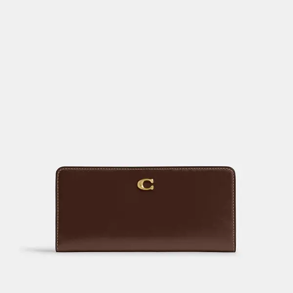 COACH Essential Slim Wallet - Brass/maple