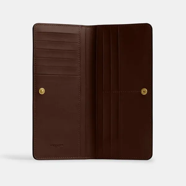 COACH Essential Slim Wallet - Brass/maple