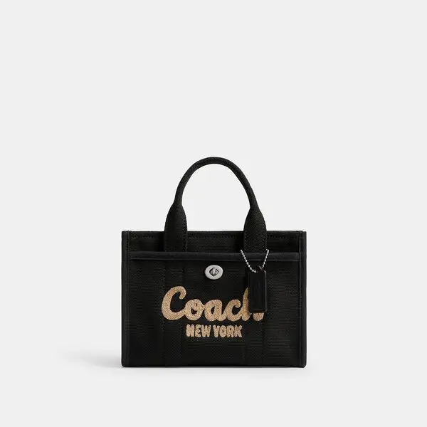 COACH Cargo Tote Bag 20 - Silver/black