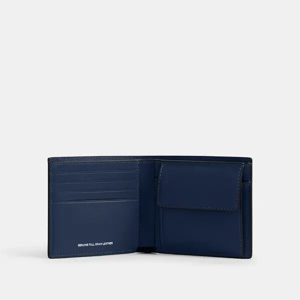 COACH Coin Wallet - Navy