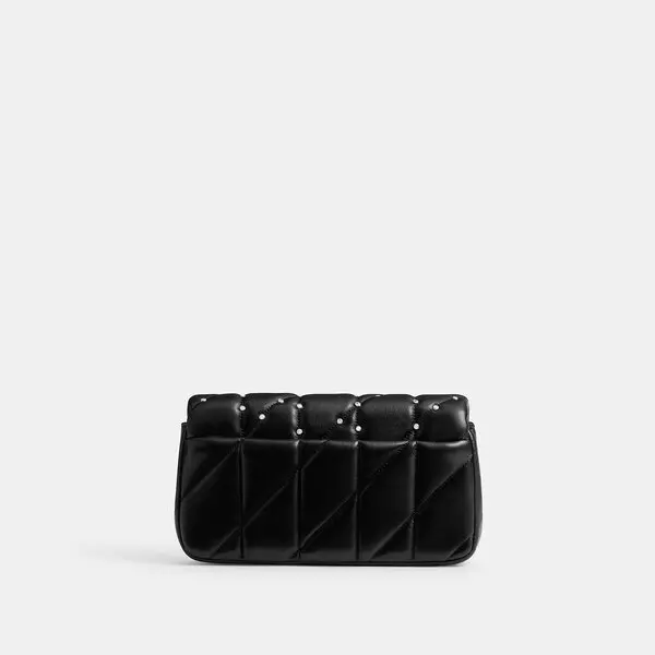 COACH Tabby Crossbody Wristlet With Pillow Quilting And Crystal Rivets