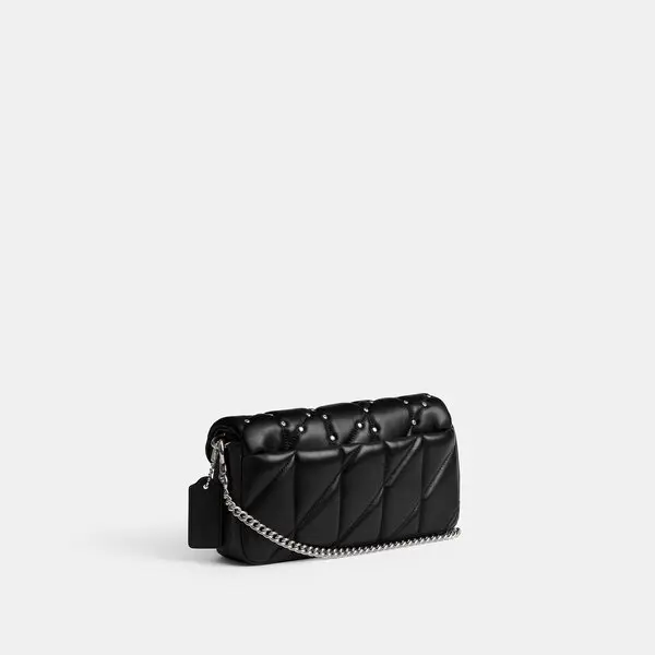 COACH Tabby Crossbody Wristlet With Pillow Quilting And Crystal Rivets