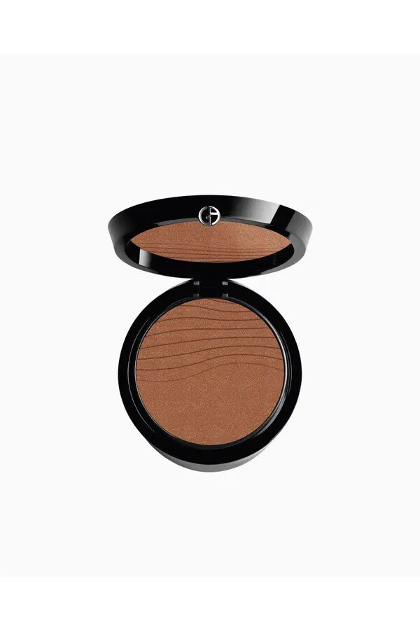 Giorgio Armani 11.5 Deep, Peach Undertone, Luminous Silk Glow Pressed Setting Powder - Multicolor