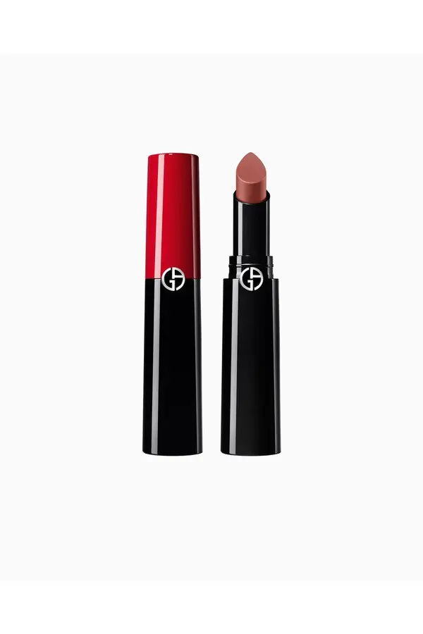 Giorgio Armani 107 Soft Beige, Lip Power Satin Long-lasting Lipstick - Multicolor
