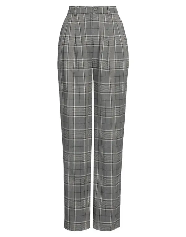 ANINE BING Flannel Straight Leg Pants