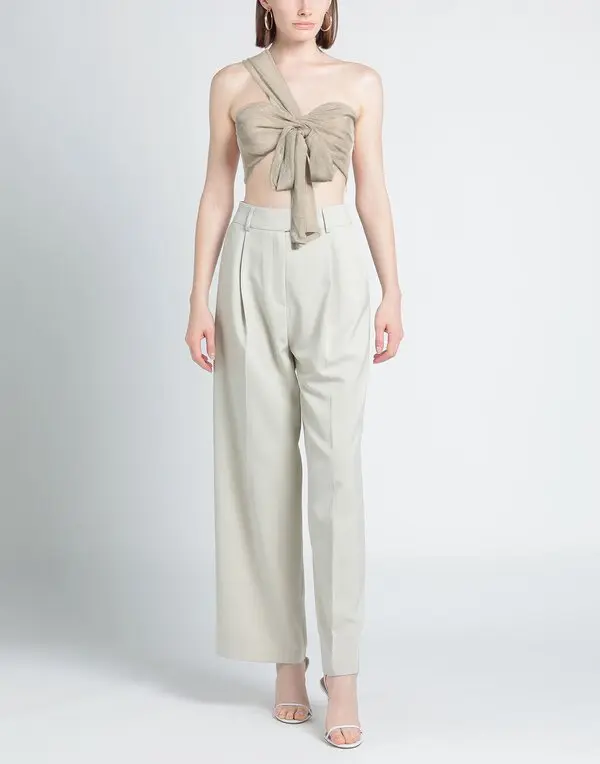 Giorgio Armani Strapless Metallic Crop Top
