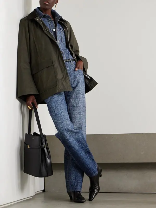 TOTÊME - Oversized Corduroy-trimmed Organic Cotton Jacket