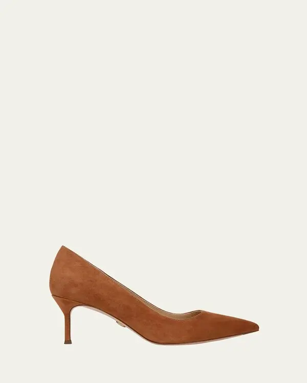 Veronica Beard Rita Suede Pumps - Brown