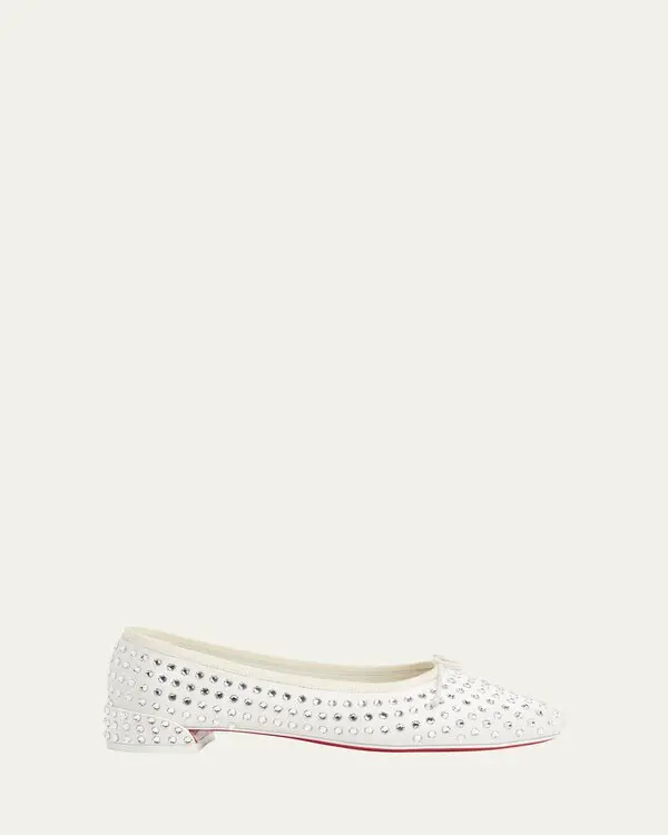 CHRISTIAN LOUBOUTIN Sweetie Jane Strass Ballerina Pumps