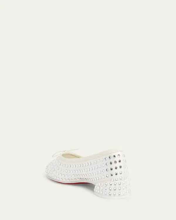 CHRISTIAN LOUBOUTIN Sweetie Jane Strass Ballerina Pumps