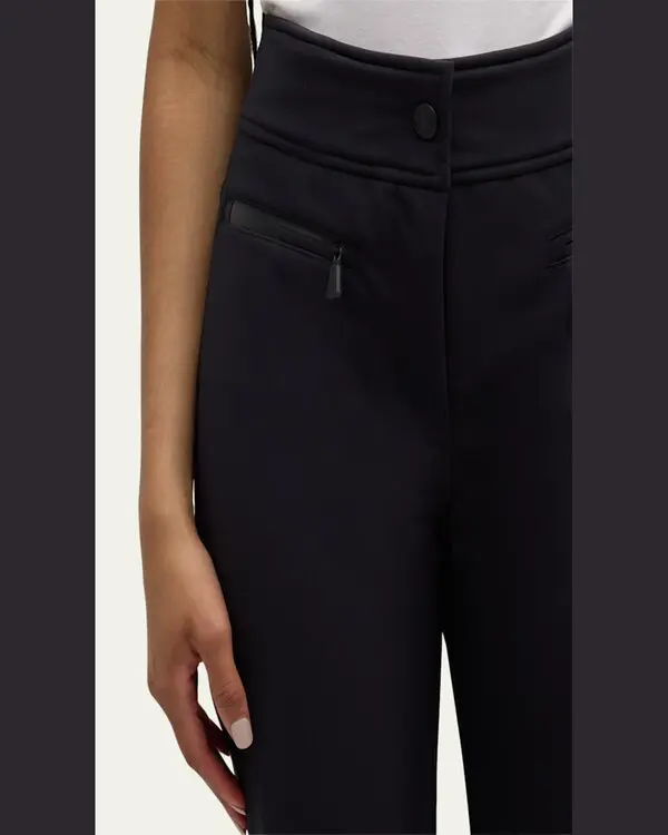 Moncler Stretch Fitted Ski Trousers - Black