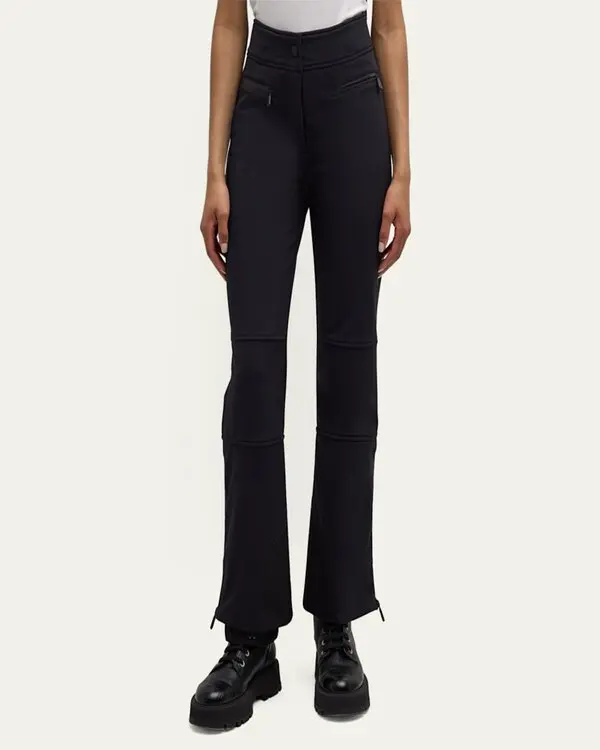 Moncler Stretch Fitted Ski Trousers - Black