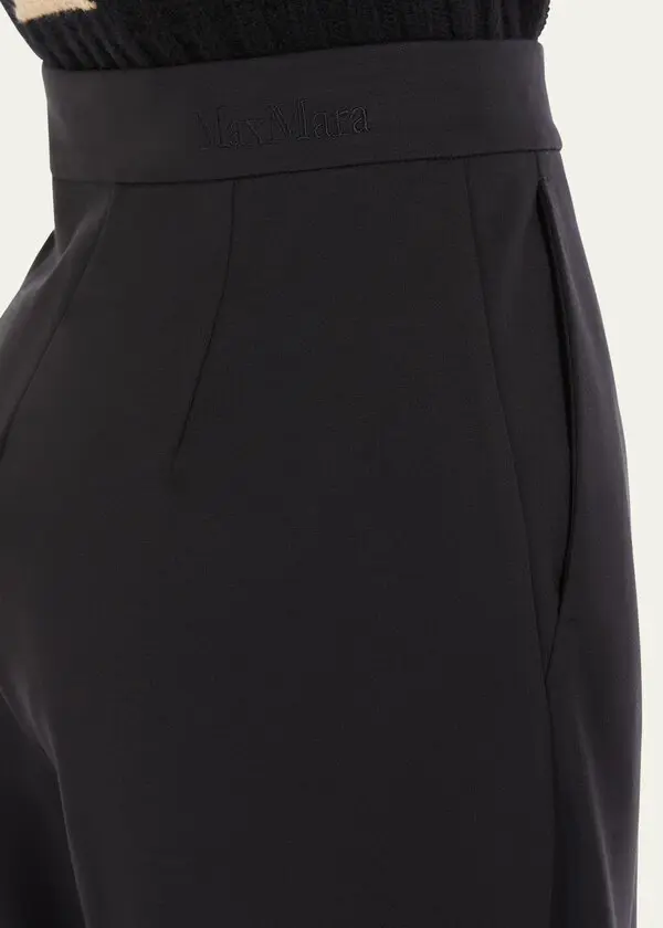 Max Mara Circolo Wide Leg Jersey Trousers