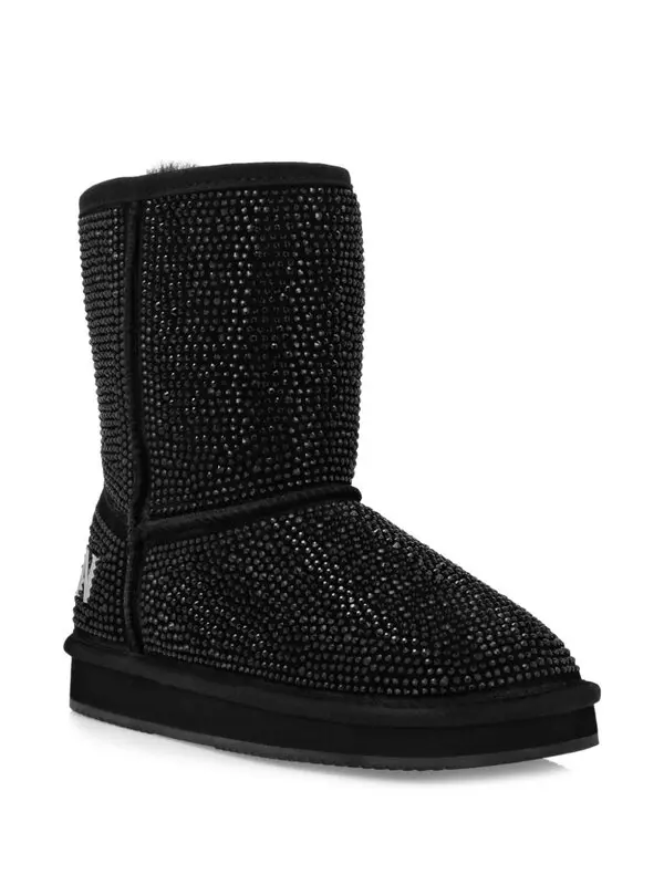 Philipp Plein Crystal-embellished Mid-calf Boots