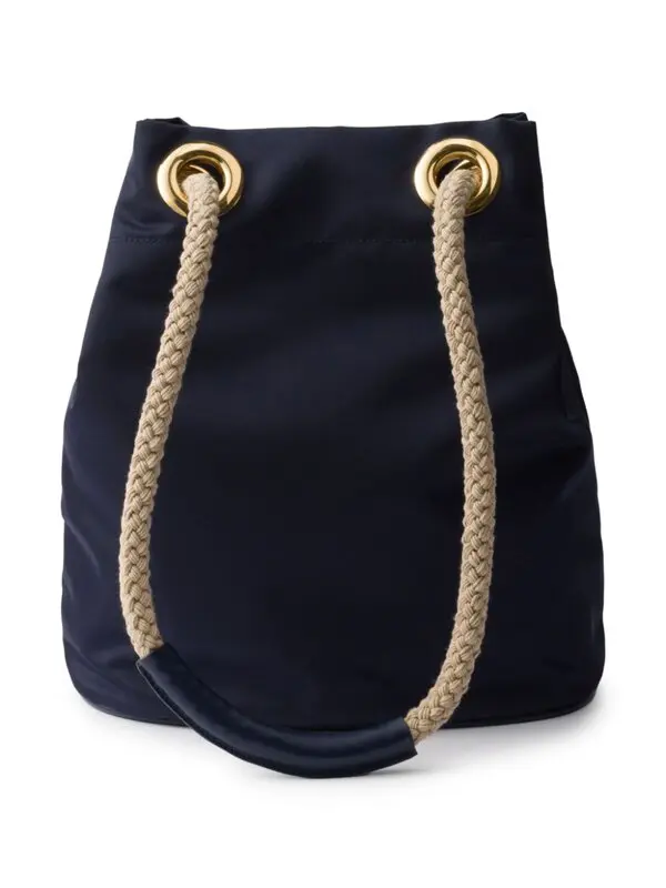 Prada Re-nylon Small Bucket Bag - Blue