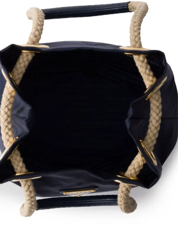 Prada Re-nylon Small Bucket Bag - Blue