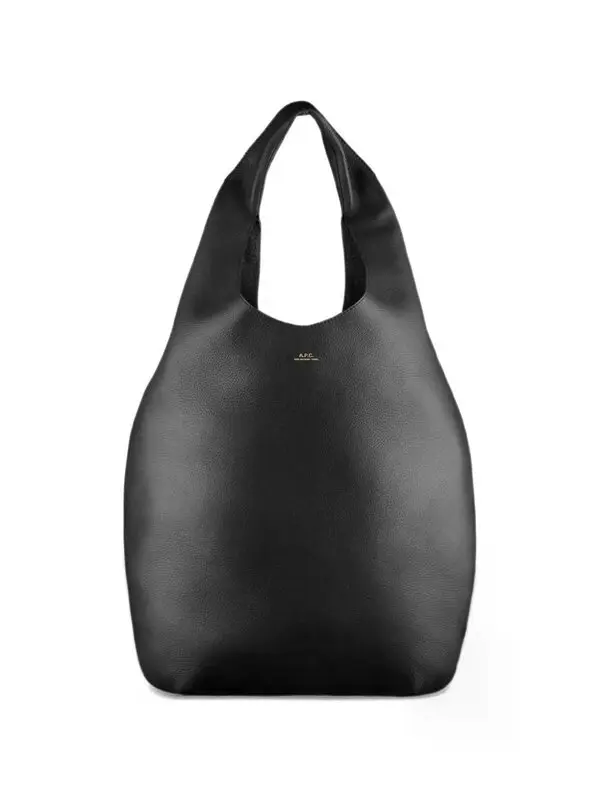 A.p.c. Leather Shoulder Bag - Black