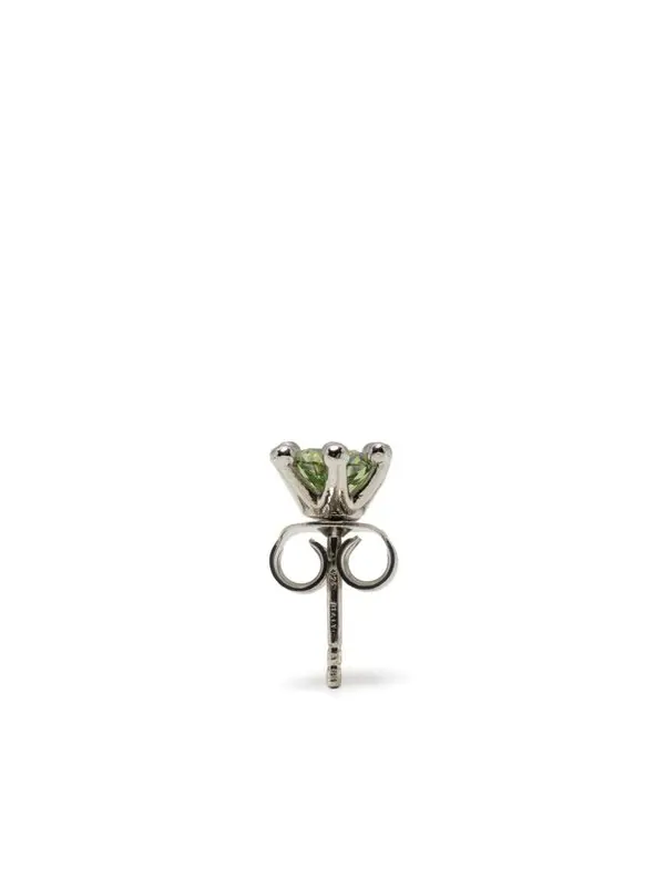D'HEYGERE Double Solitaire Stud - Silver