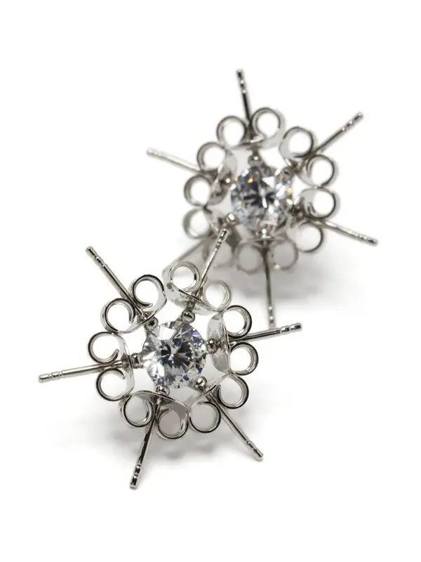 D'HEYGERE Ball Pompadour Earrings