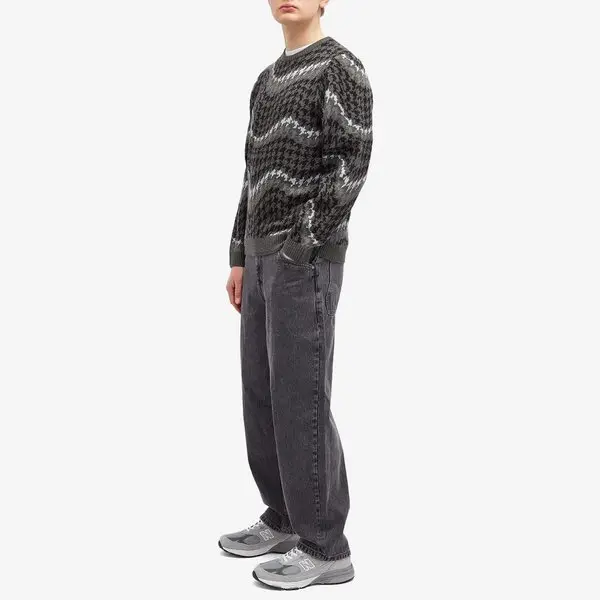 DIME Houndstooth Knit Sweater