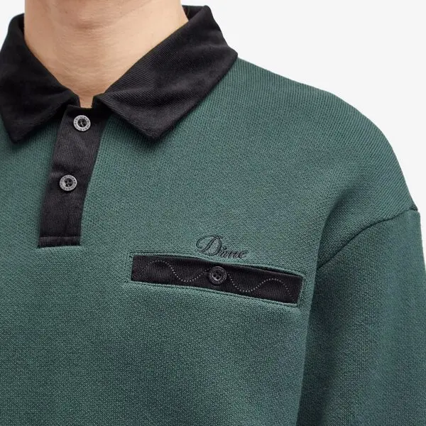 DIME Casino Knit Rugby Polo