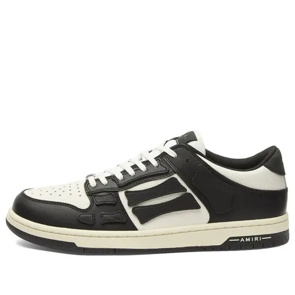 Amiri Skel Low Top Sneakers - Black White