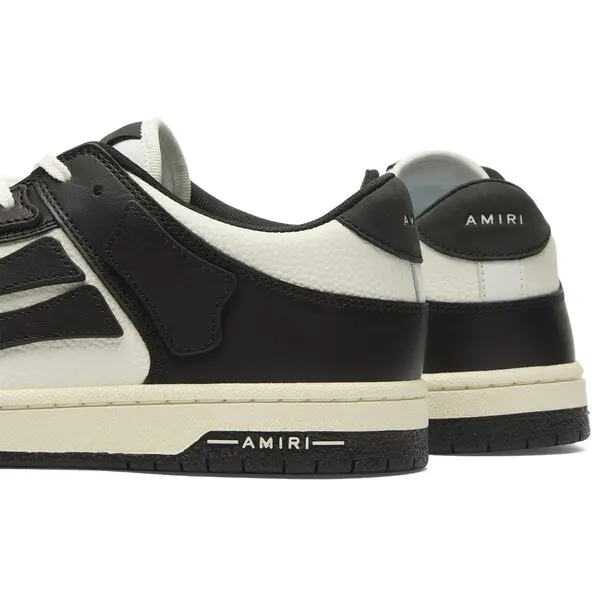 Amiri Skel Low Top Sneakers - Black White