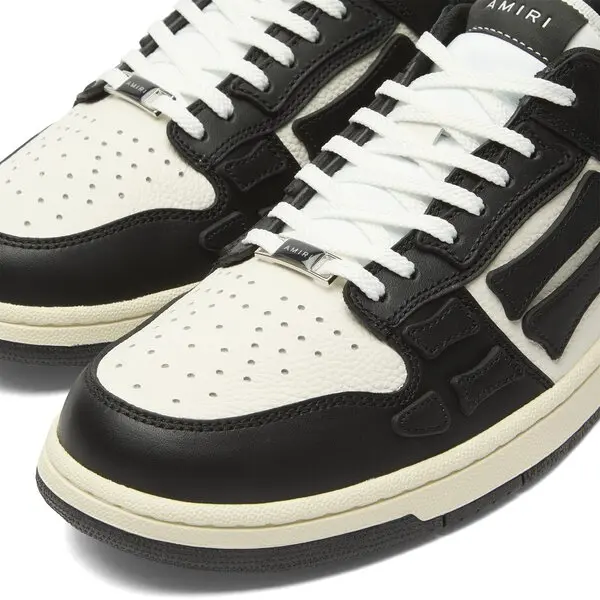 Amiri Skel Low Top Sneakers - Black White