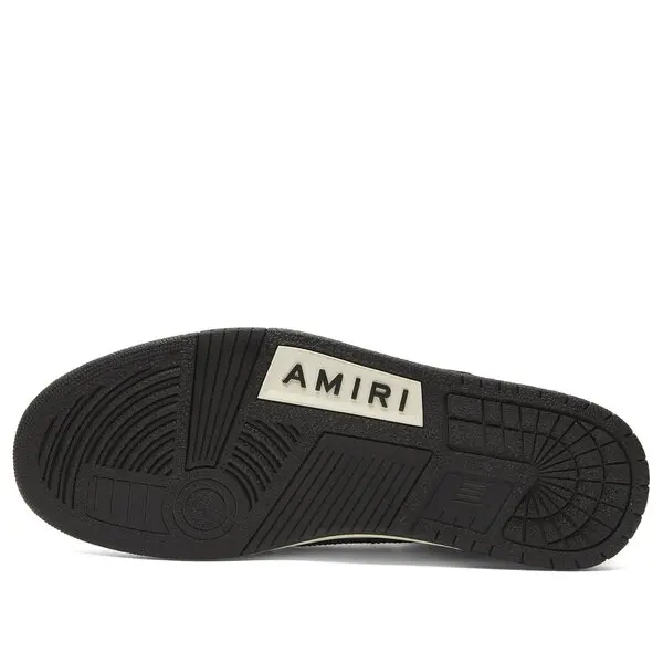 Amiri Skel Low Top Sneakers - Black White