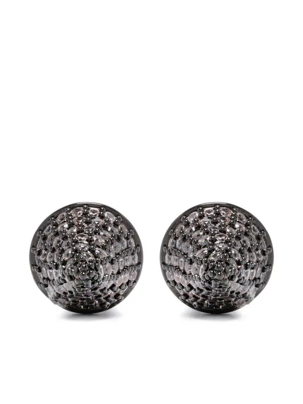 Eddie Borgo Pavé Cone Stud Earrings - Grey