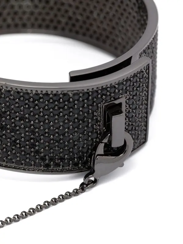 Eddie Borgo Pavé Safety Chain Bracelet