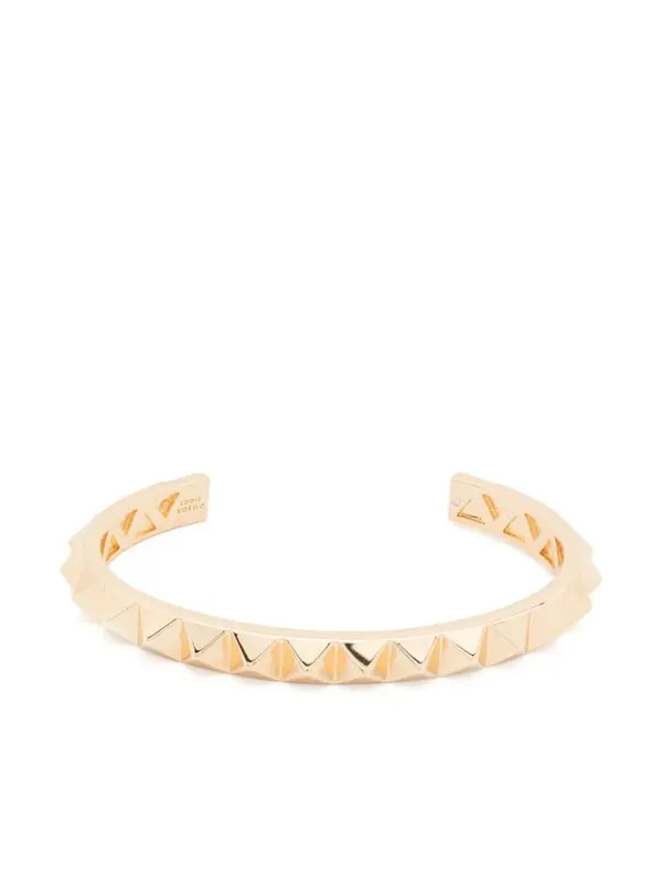 Eddie Borgo Large Pyramid Cuff - Gold