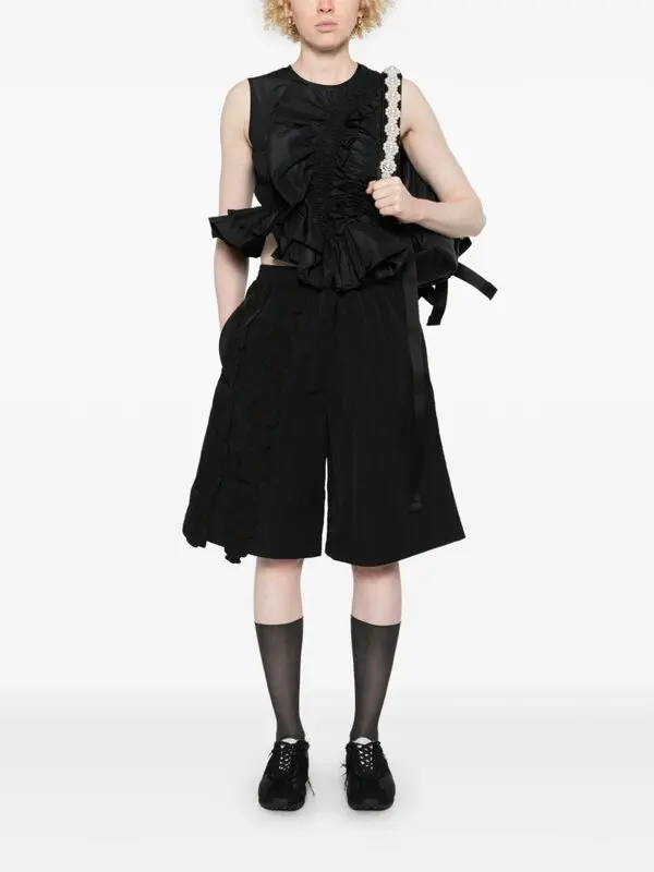 Cecilie Bahnsen Angel Flower-trim Shorts