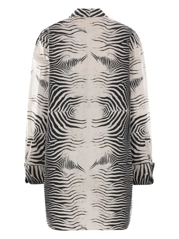 Roberto Cavalli Zebra-print Shirtdress