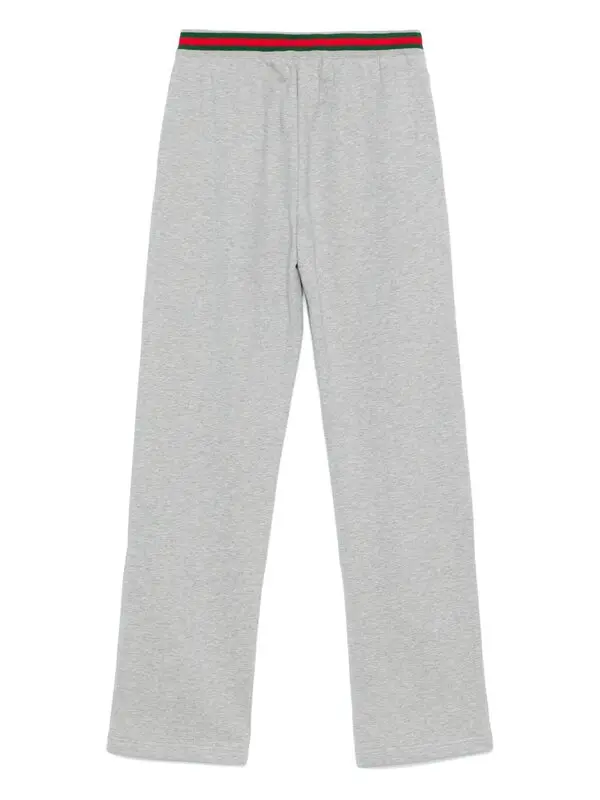 Gucci Web-detail Cotton Sweatpants