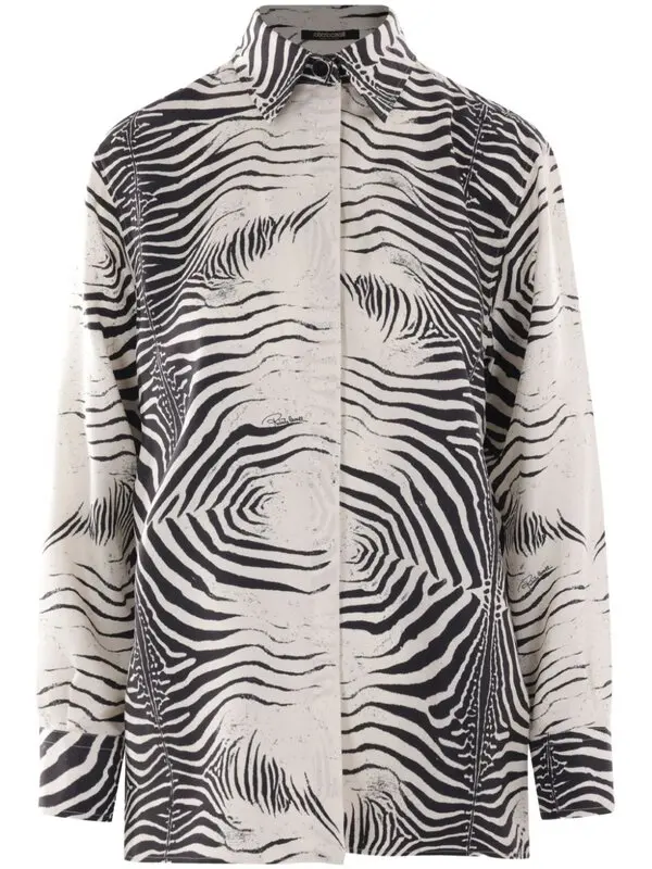 Roberto Cavalli Zebra-print Shirt