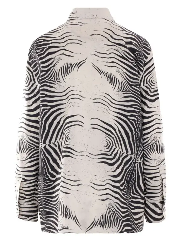 Roberto Cavalli Zebra-print Shirt