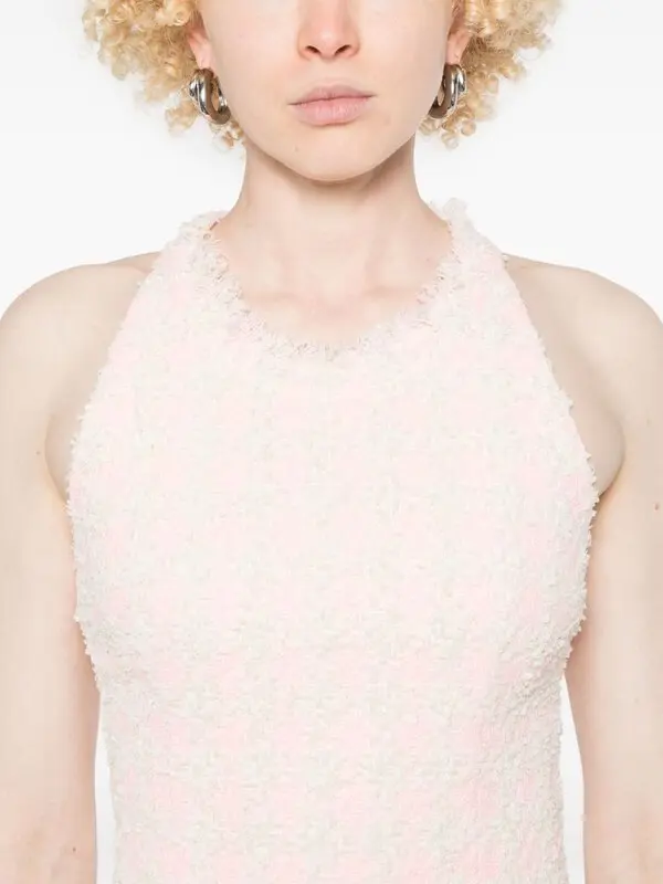 Balmain Tweed Mini Dress - Pink