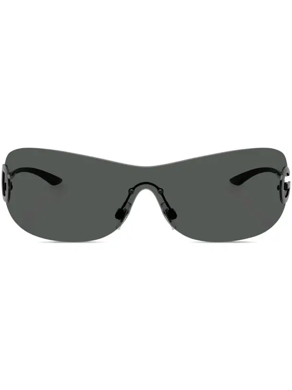 Dolce & Gabbana Shield-frame Sunglasses - Black