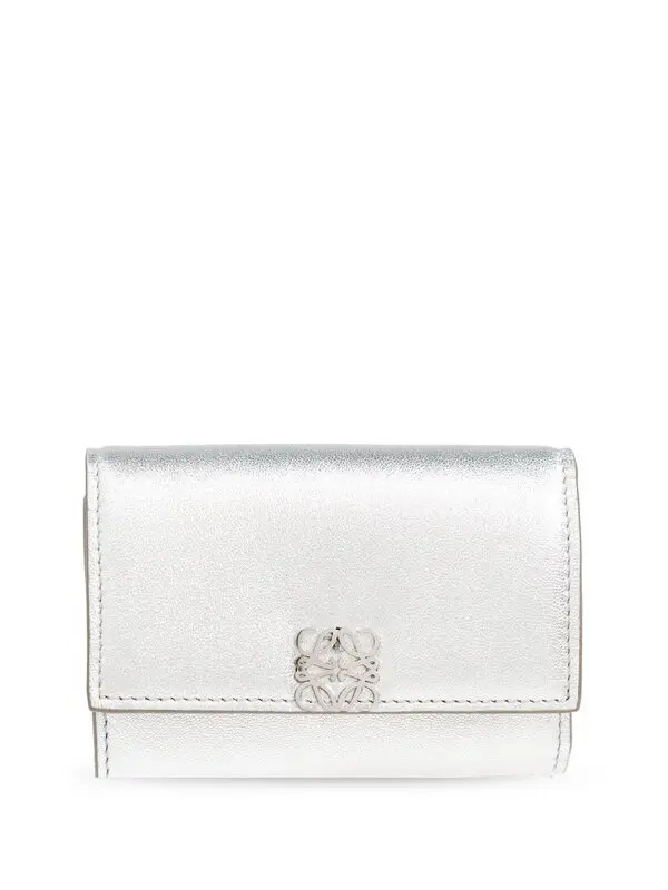 Loewe Anagram Wallet - Silver