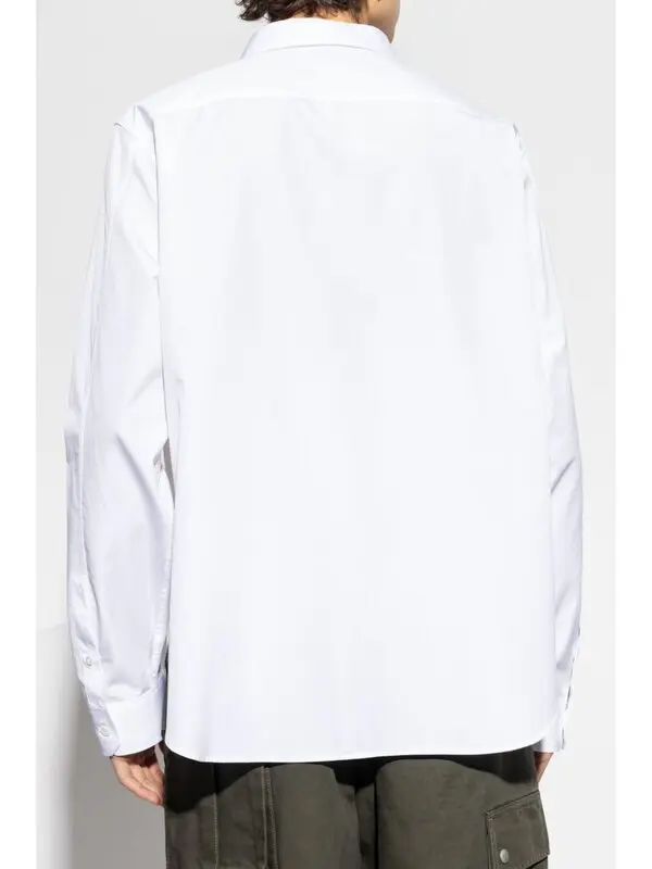 Loewe Anagram-embroidered Shirt - White