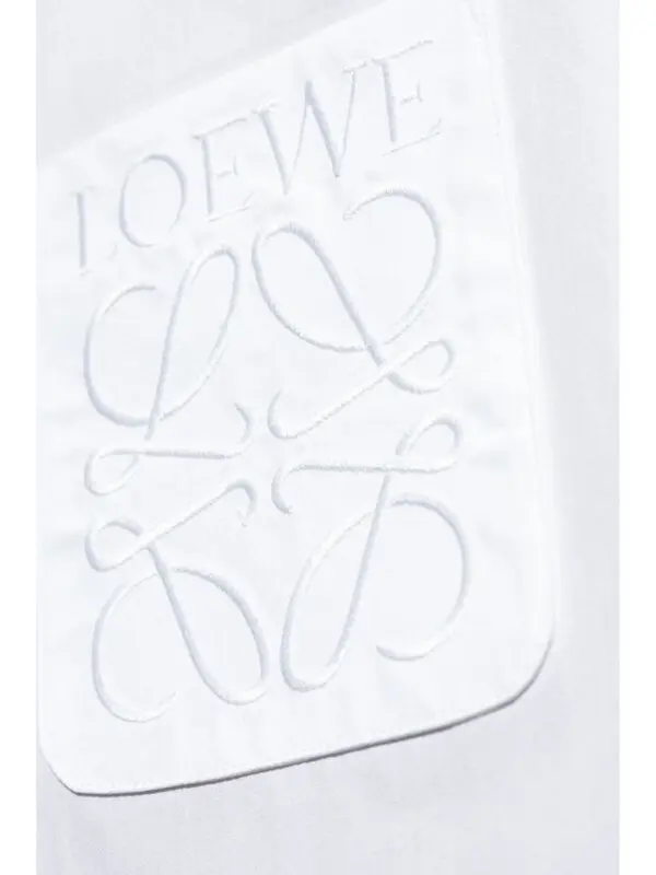 Loewe Anagram-embroidered Shirt - White