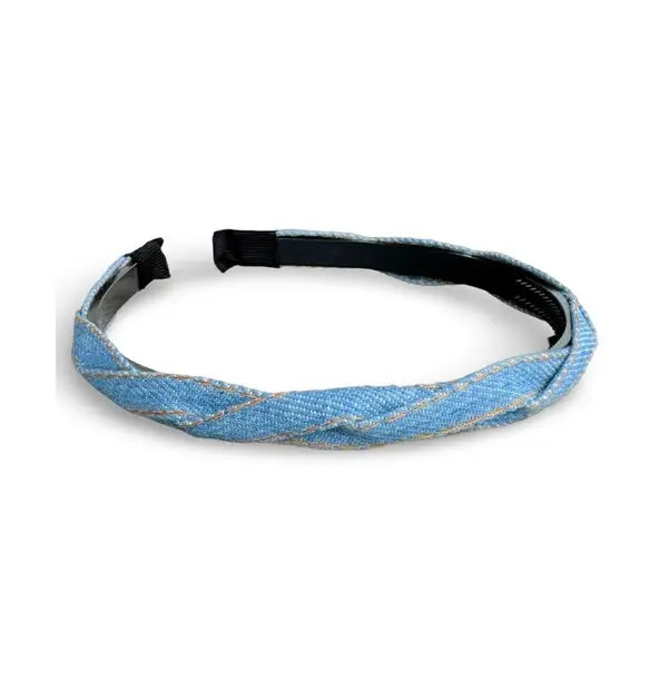 HEADBANDS OF HOPE Thin Braid Headband - Blue