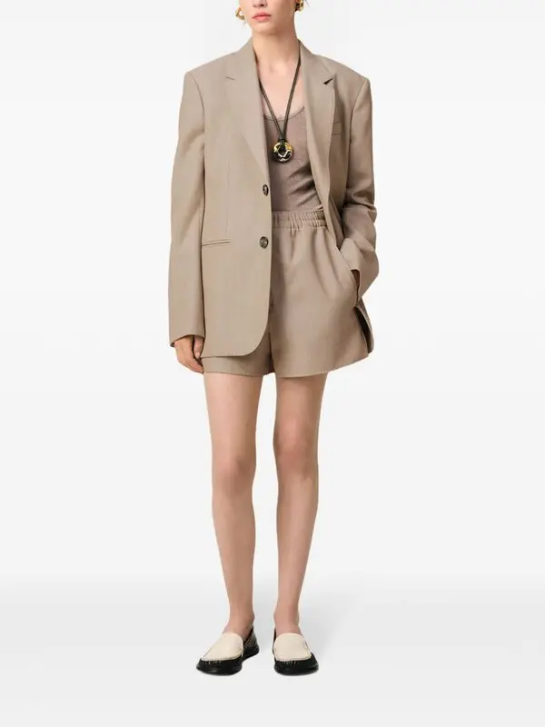 AMI Paris Rear-slit Single-breasted Blazer