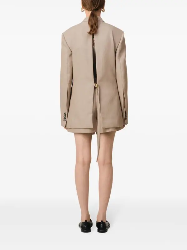 AMI Paris Rear-slit Single-breasted Blazer