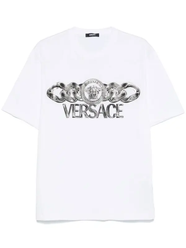 Versace Medusa On Chain T-shirt - White