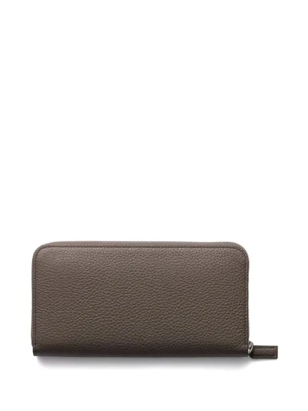 Prada Leather Wallet - Grey