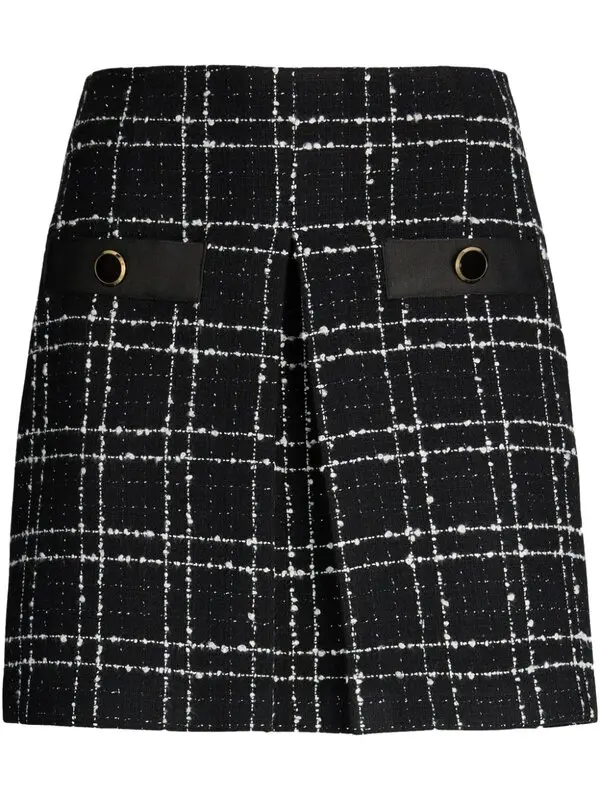 Liu Jo Bouclé Mini Skirt - Black