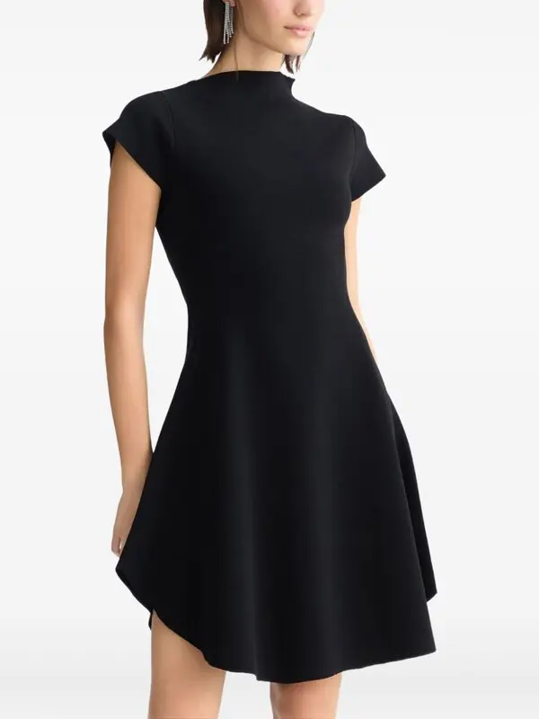 Liu Jo Asymmetric Knit Dress In Black - 43% Off | Editorialist